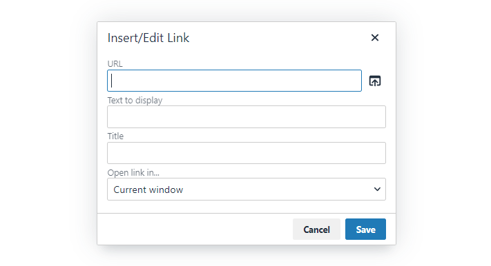 Inserting links, images, and media in the rich-text editor | ReadyCMS